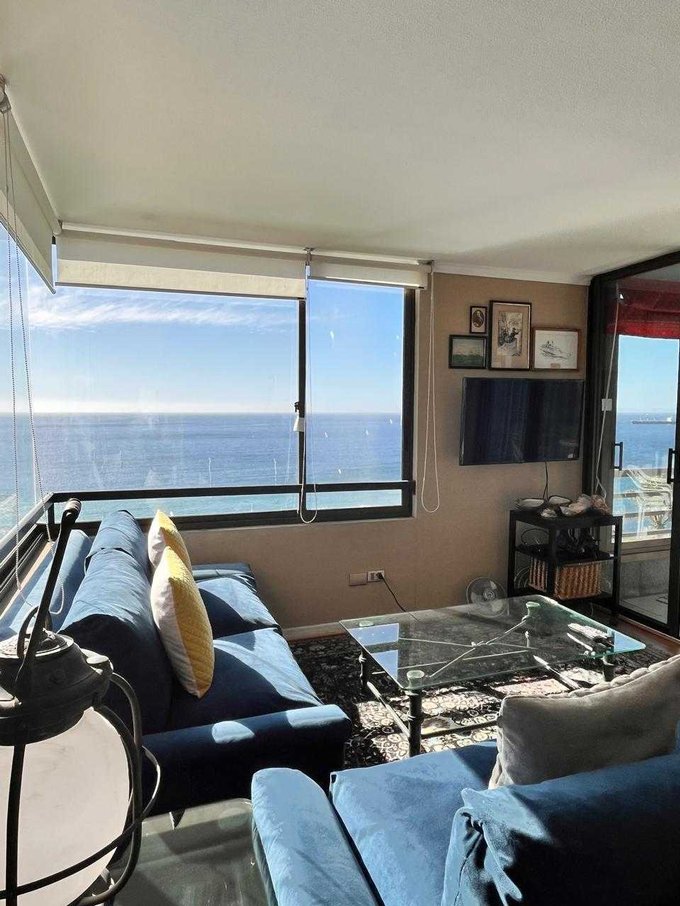 Departamento en Venta en Viña del Mar, Vende depto vista frontal al mar, Recreo (69453)