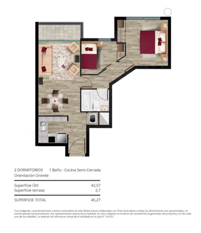 Departamento en Arriendo en San Miguel, Cercano a segunda transversal ...