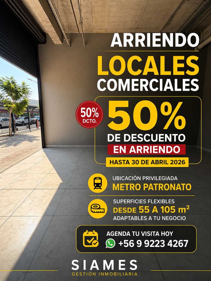 Local Comercial en arriendo en Locales Nuevos Patronato – Alto Flujo ...